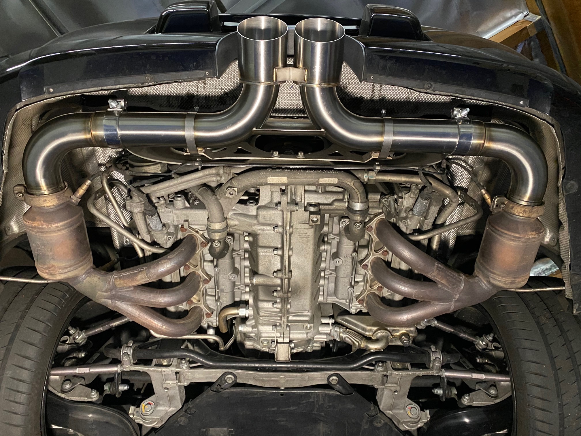 Shark Werks Track Exhaust For 997 997 2 GT3 RS Part Shark Werks Shark Werks Track Exhaust For 997 997 2 GT3 RS Part Shark Werks