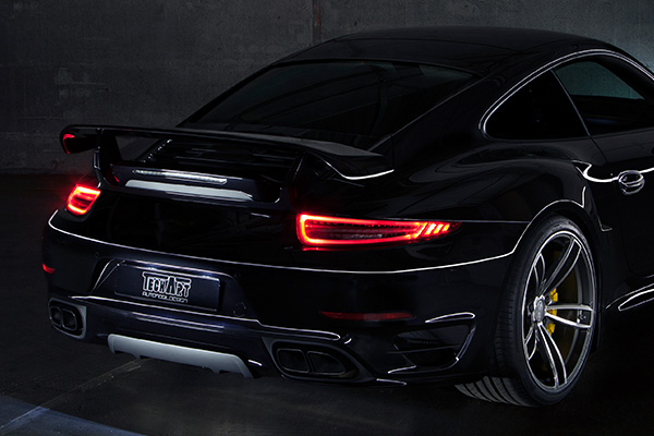 TechArt Type II Rear Wing for 991 Turbo / S Part - Shark Werks Porsche ...